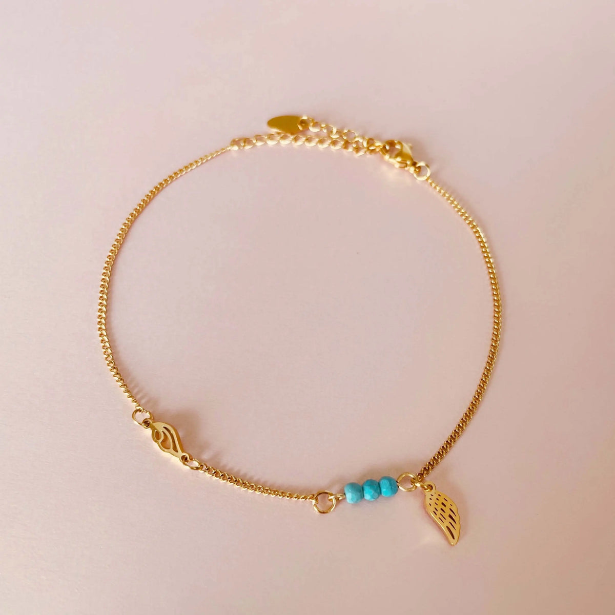 Astrid Luxe 18k Gold Plated Anklet Luxe Tones